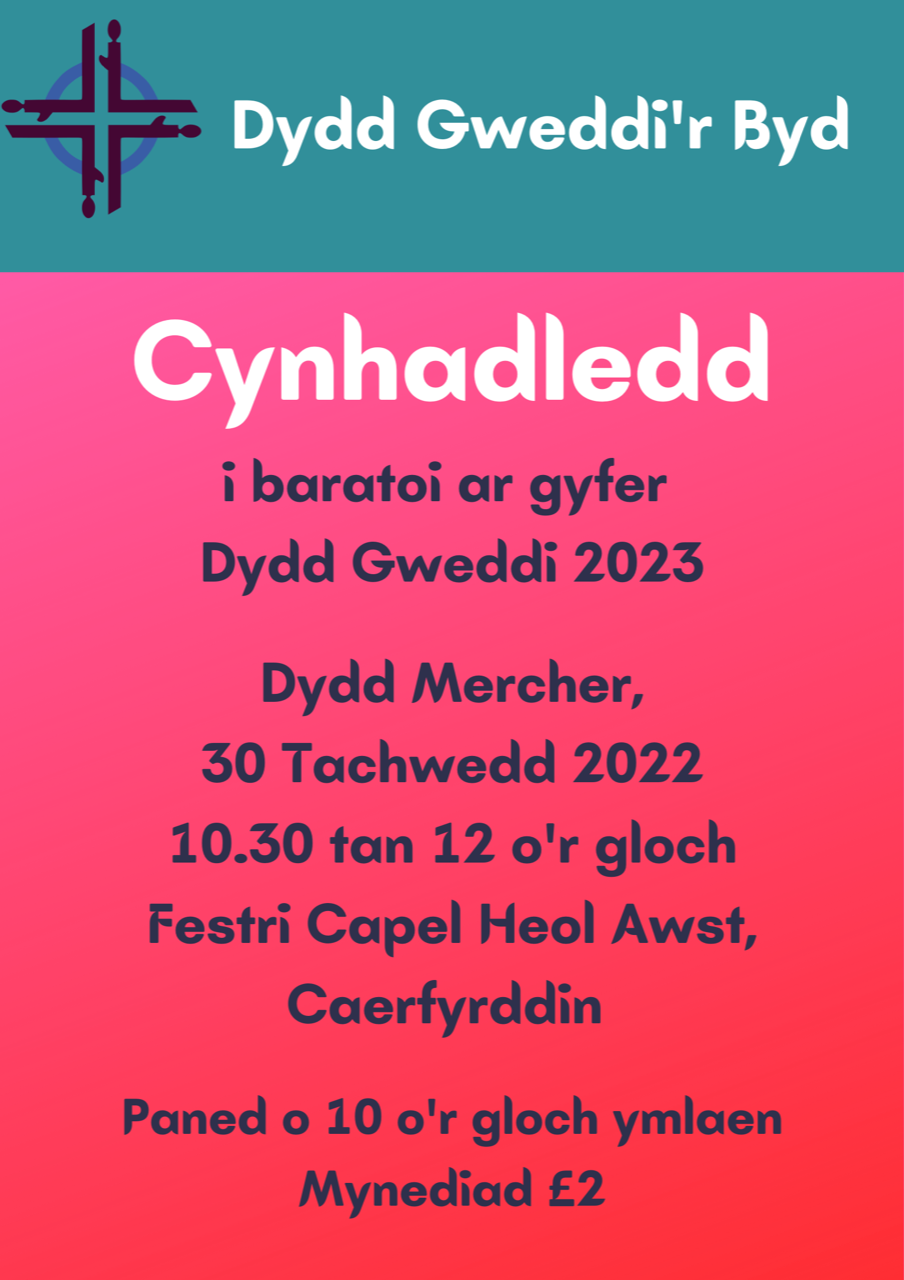 Dydd Gweddi'r Byd 2023